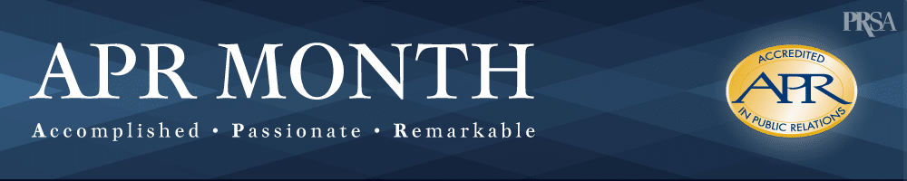 April is APR Month - PRSA Western District